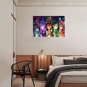Waterproof and Anti Fading Canvas HD Print Wall Decoration Poster The owl House 3 Anime Art Poster Easy to Hang on Wall Decoration -EMXEE (16x24inch Unframe,A)