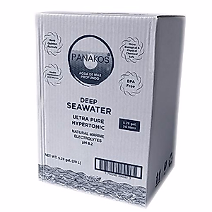 PANAKOS DEEP SEAWATER HYPERTONIC Original Rene Quinton Formula 5.28 Gallon