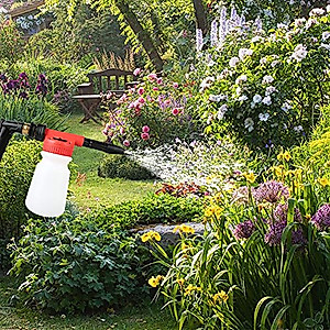 Sooprinse Car Foam Gun Foam Cannon Blaster, Garden Hose Sprayer with Adjustment Ratio Dial Blaster, Car Washer Foam Gun, Snow Foam Lance, 0.23 Gallon Bottle