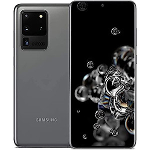 Samsung Galaxy S20 Ultra, 128GB, Cosmic Gray - Fully Unlocked (Renewed)