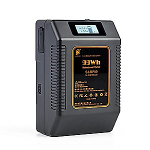 VILTROX 99Wh 14.8V V Mount Battery, 6700mAh V-Lock Mount Power Battery 10A Up Type-C, Dual D-Tap, USB-A, BP Outputs PD Fast Charging, for BMPCC 4k 6k Camcorders Cameras LED Lights Monitor