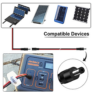 10ft 14AWG 12V DC Extension Cable DC 2.1mm x 5.5mm 5521 Power Supply Adapter Flat Extender Cord,Female to Male Wire for CCTV Security Camera,IP Network Camera,DVRs and More Devices