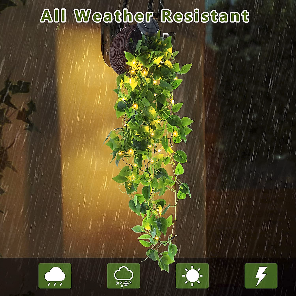 2 Pack Solar Watering Can Lights Garden Decor, Waterproof Solar Fairy Lights Hanging Solar Lantern Lights for Patio, Landscape, Pathway, Flower Bed, Gardening Gifts - 8 Modes (Lvy)