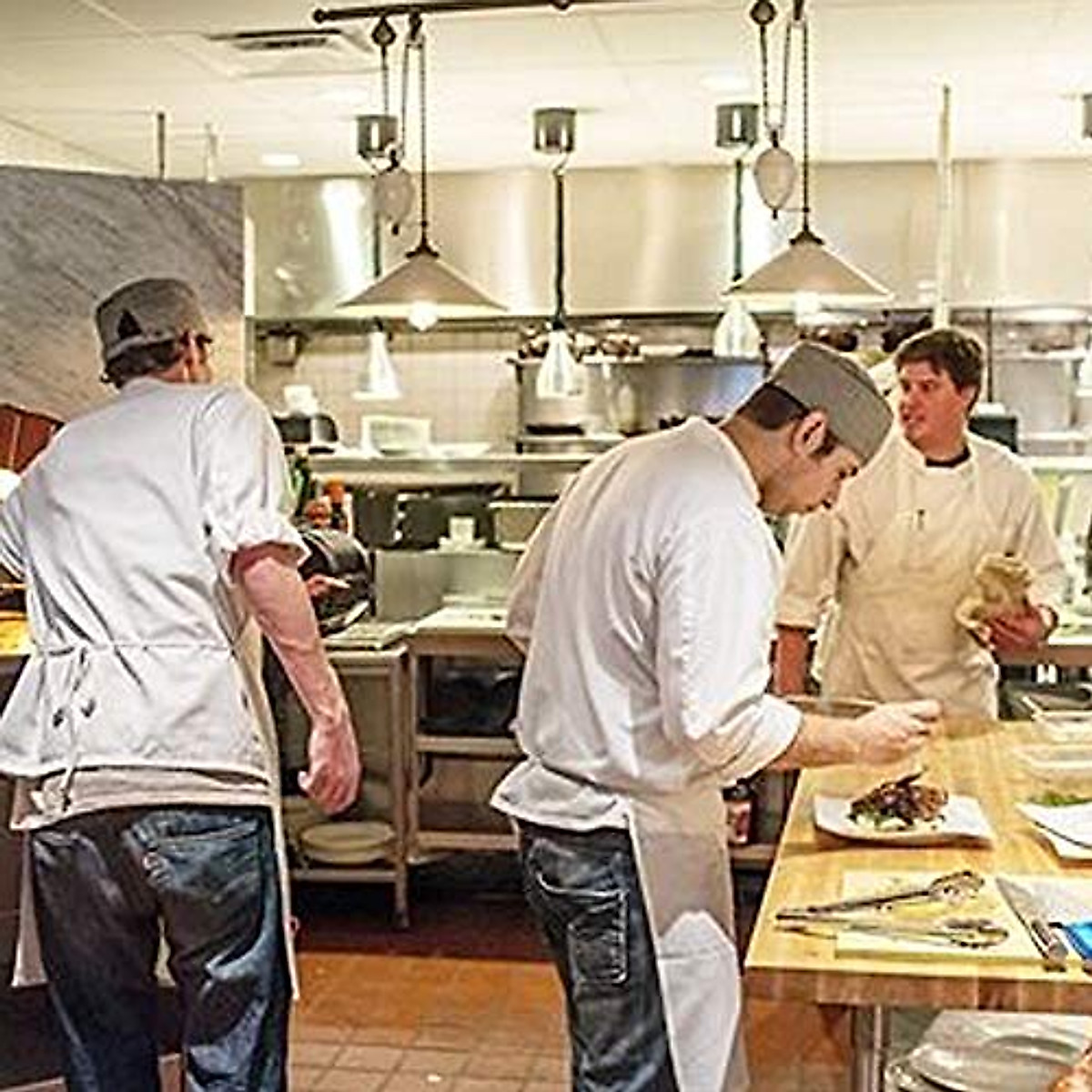 Kitchen Work Table Food Prep Table Stainless Steel NSF Commercial Worktable with Adjustable Shelf, 24 X 60 Inches, Scratch Resistant Heavy Duty Metal Work Tables for Garage Restaurant Kitchen