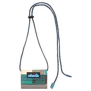 KAVU Mondo Spender Trifold Wallet Clutch Travel Organizer, Mushroom Hunt