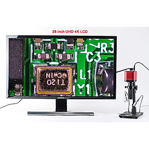 HAYEAR UHD 4K 2160P HDMI USB C-Mount Industrial Electronic Digital Video Microscope Camera for PCB Repair Remote Controller