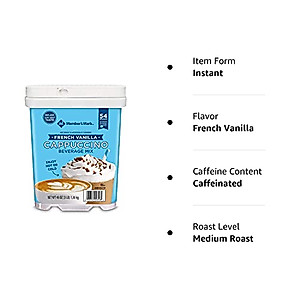 Member's Mark French Vanilla Cappuccino Beverage Mix (48 Ounce)