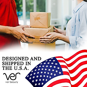 Ver Beauty Makeup Box Cosmetic Train Case with Clear Armored Acrylic Jewelry Organizer with 2 Tiers Trays and Mirror Lockable Portable Travel Cosmetic Display Aluminum Case (Rose Gold Diamond)