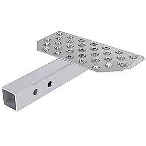 Apex HS126 EZ Traction 12" L x 6" W x 2.5" H Aluminum Hitch Step - 500 lb Cap