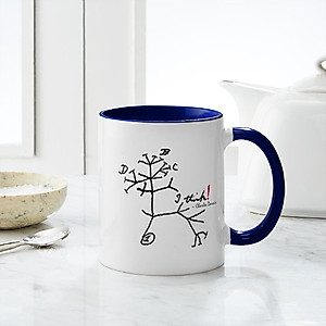 CafePress Darwin's Tree (I Think!) Ceramic Coffee Mug, Tea Cup 11 oz