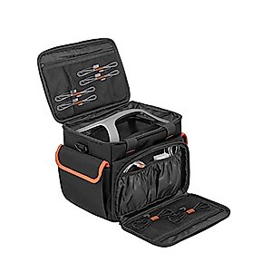 Trunab Carrying Case Compatible with ECOFLOW River/River Pro, Storage Bag with Waterproof Bottom and Front Pockets for Charging Cable and Accessories