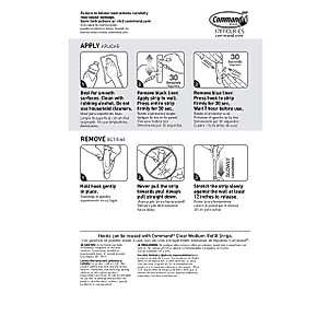 Command 17091CLR-VP Clear Strips, 2-Pack Medium, 12 Hook, Count