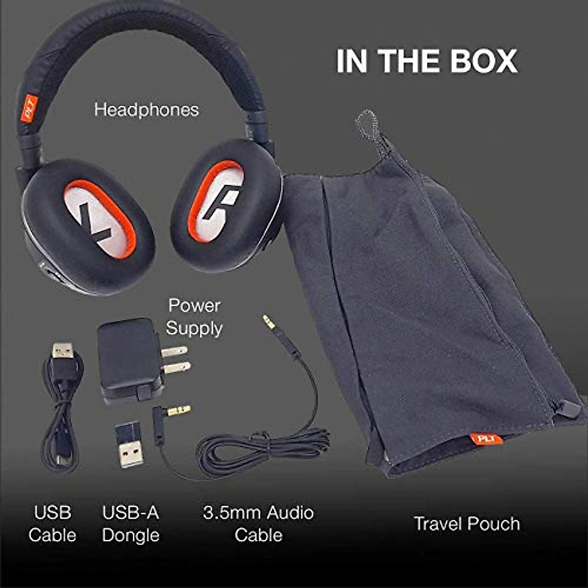 Poly Plantronics Voyager 8200 UC Bluetooth Wireless Headset - Stereo, USB Dongle - Compatible with Teams, Zoom, Meet, for PC, Mobile, Music, Video, Voice - Global Teck Bundle with AC Charger