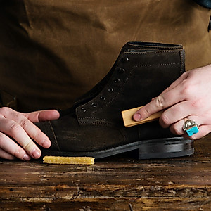 Suede Brush and Eraser - Suede Cleaner - Safe on Suede and Nubuck. Effectively Cleans and Restores Nap - Cobbler's Choice