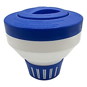 Poolzilla Deluxe Chlorine Feeder, Adjustable Collar Design for Optimal Dispersion, Can Hold Chlorine Tablets up to 3”