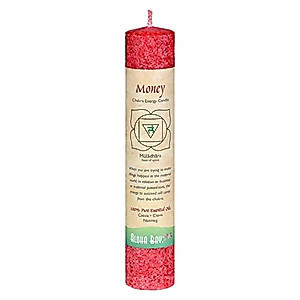 Aloha Bay Chakra Pillar Cndl Red 8 In