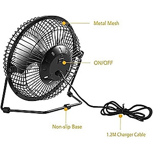 Solar Panel Fan, 5W USB Powered Mini Portable Outdoor Cooling Fan Free Energy for Home Chicken House RV Car Gazebo Ventilation System