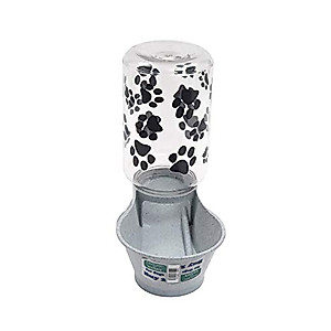 Lixit Reversable Water or Dry Food Feeders for Cats and Dogs (Large, Granite)