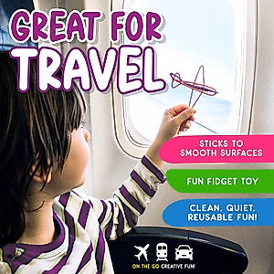 Wikki Stix Preschool Activity Book with 72 Non-Toxic, Reusable Wikki Stix Provides School Readiness Skills; Made in USA.