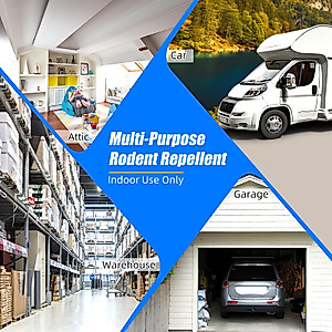 Mouse Repellent,Rodent Repellent Indoor Ultrasonic,Mice Repellent Plug-ins Squirrel Repellent,Mouse Deterrent Rat Control Bat Removal