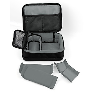 DURAGADGET Protective Black & Grey EVA Gaming Mouse Case - Compatible with Razer Naga Hex V2