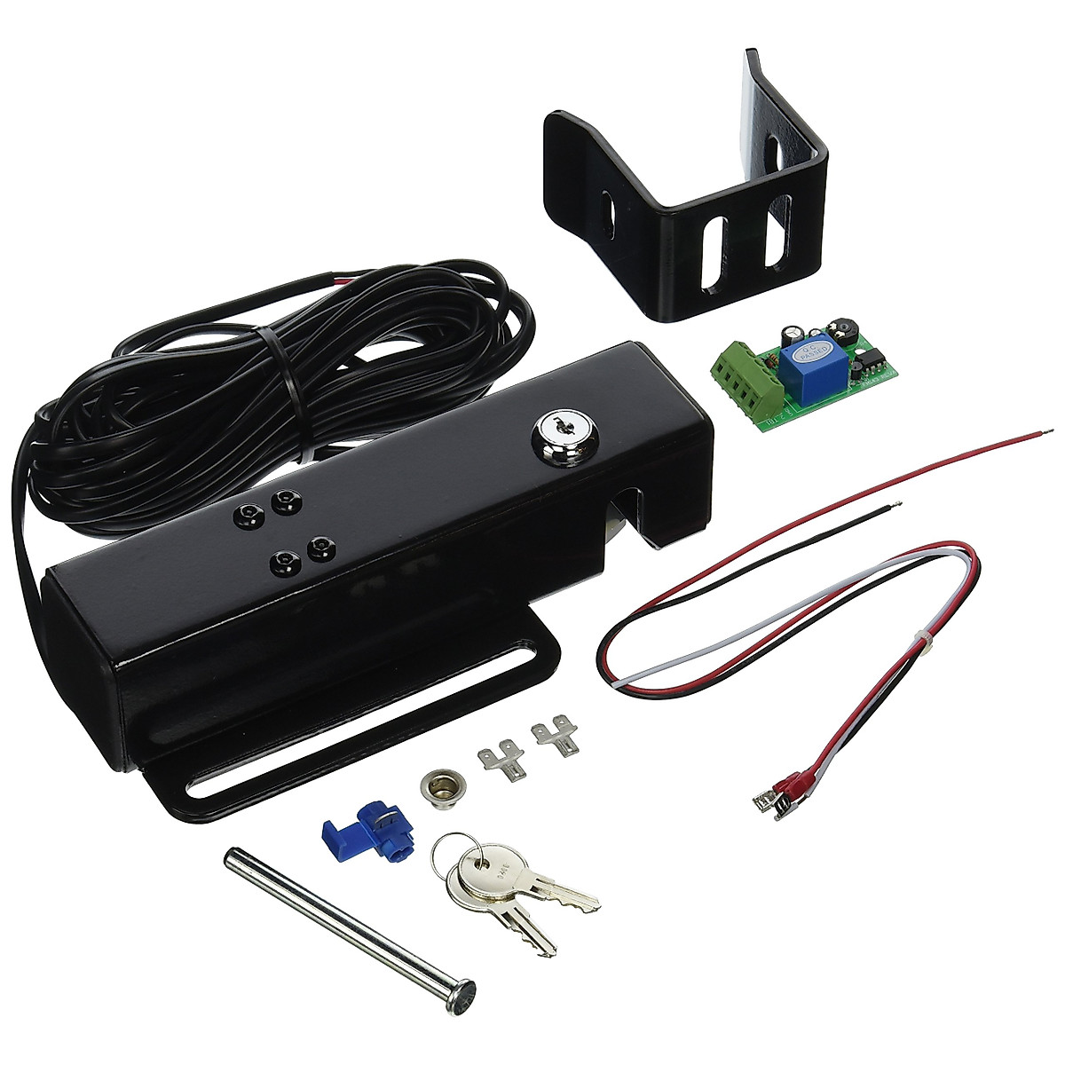 Automatic Gate Lock (FM143) for Mighty Mule Automatic Gate Openers , Black