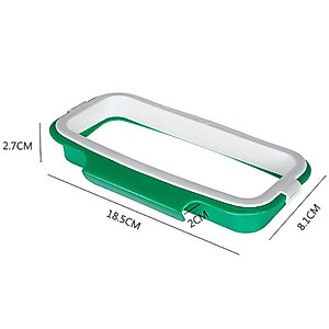 Garbage Bag Rack Over Cabinet Door Trash Bag Holder Kitchen Sink Organizer Multifunction Storage Shelf RV Bathroom Dorm Room Office