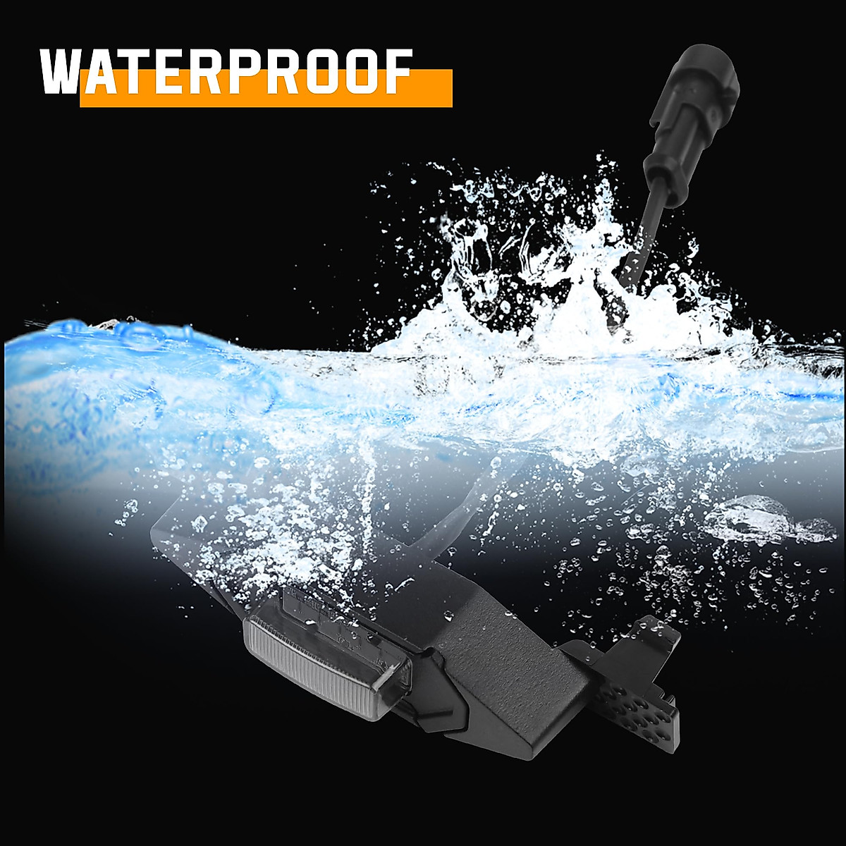 Upgraded 4 PCS Led Grill Lights Compatible with Toyota 4Runner 2020-2024, Including SR5, TRD Sport, Off-Road, Premium and Limited Grille, Fuse and Instruction Included (Smoke Shell/White Lights)