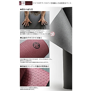 Manduka Unisex PRO 71 Yoga Mat Black 71