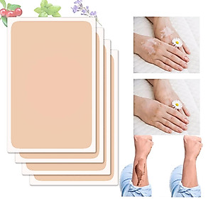 Tattoo Cover Up, Tape, Cover Up Sticker Pads Patches Sheets, Scar Concealing Tape, Waterproof, Lasts 3-7 days, Trendy Tape Available in 3 Color Options! 【Brown 4Pcs】