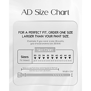 Access Denied Leather Ratchet Belts For Men - Mens Belt With Automatic Sliding Buckle For Suits, Jeans And Uniform - Designed In The USA - Gifts For Men