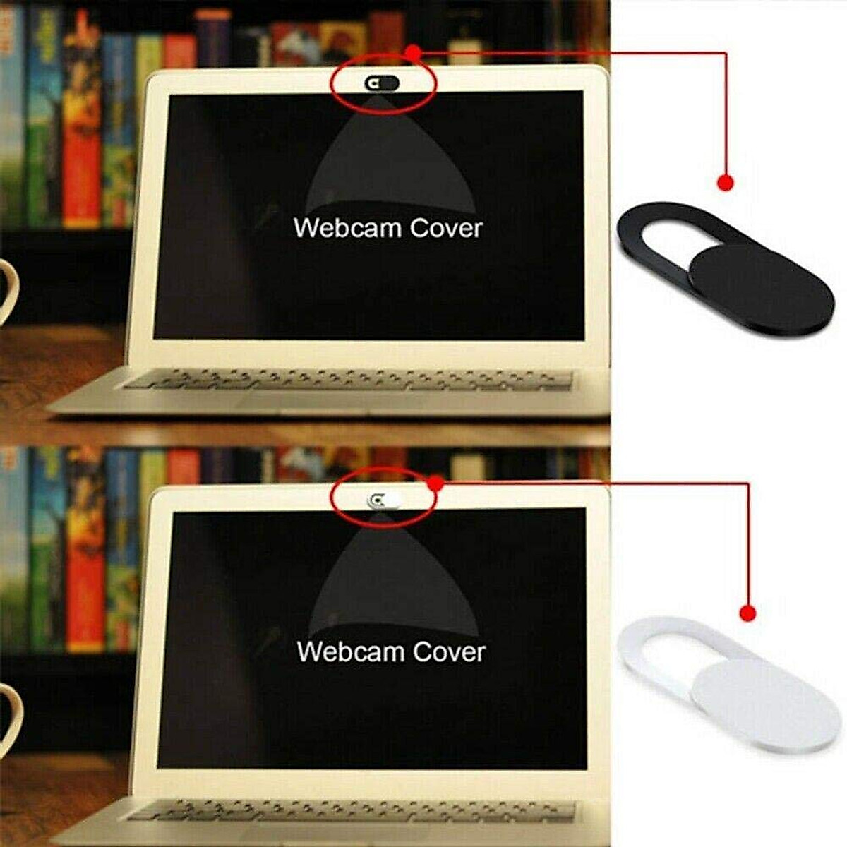 Hai Lan 10pcs Webcam Cover Plastic Camera Cover Slider Privacy Sticker 0.7mm Ultra-Thin Plastic Web Camera Cover for Laptop PC Mobile Tablet Phone