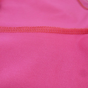 Girls Dance Short Gymnastics Athletic Shorts Sparkle Glitter Tumbling Bottoms (Rose red, 120)