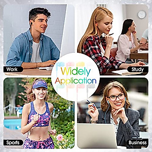 Yunsailing 80 Packs Multi Colored Bulk Earbuds for Classroom Individually Wrapped 3.5 mm in Ear Earphones with Wire for Android MP3 Students Adult Schools Hospitals Hotels Library Museums Gift