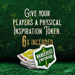 Wanderers Emporium Hard Flat Minis for DND Miniatures with Bases | 28mm - 32mm Scale Dungeons and Dragons Starter Set 5e (Essentials Pack, 36, Miniatures)