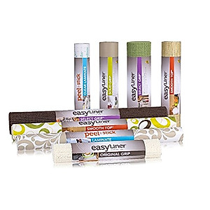 Duck Brand 335327 Original Grip Easy Liner Non-Adhesive Shelf Liner, 12-Inch x 5-Feet, White