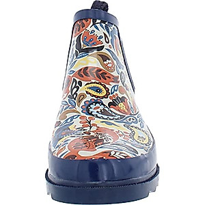 Sakroots Women's Rhyme Rain Boot Shoe, Multi in Bloom, 8