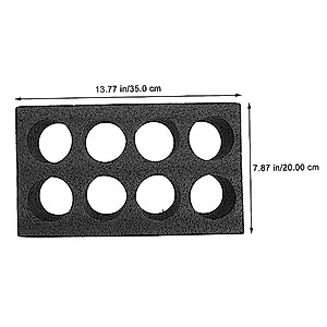 Alipis 3pcs Cup Holder Car Accessory Automobile Accessories Car Tray Car Food Tray Takeout Packing Supply Reusable Drink Carrier Tray for Car Tea Coffee Cup Pearl Cotton Bracket re-usable