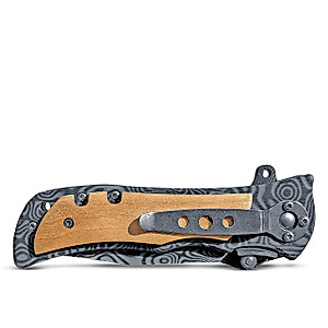 Krezy Case Custom Knife With Personalized Touch With Wooden Box, Hunting Knife, Engraved Knives For Men, Personalized Knife For Father, Engraved Pocket Knife With Box