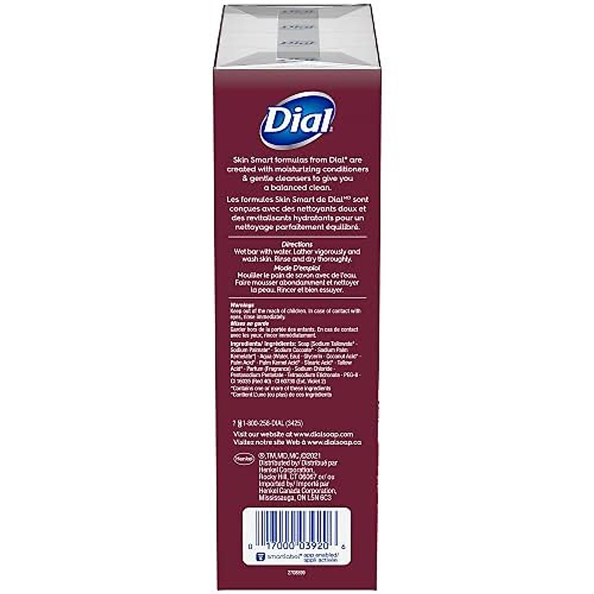Dial Skin Care Bar Soap, Power Berries, 4 Ounce, 16 Bars