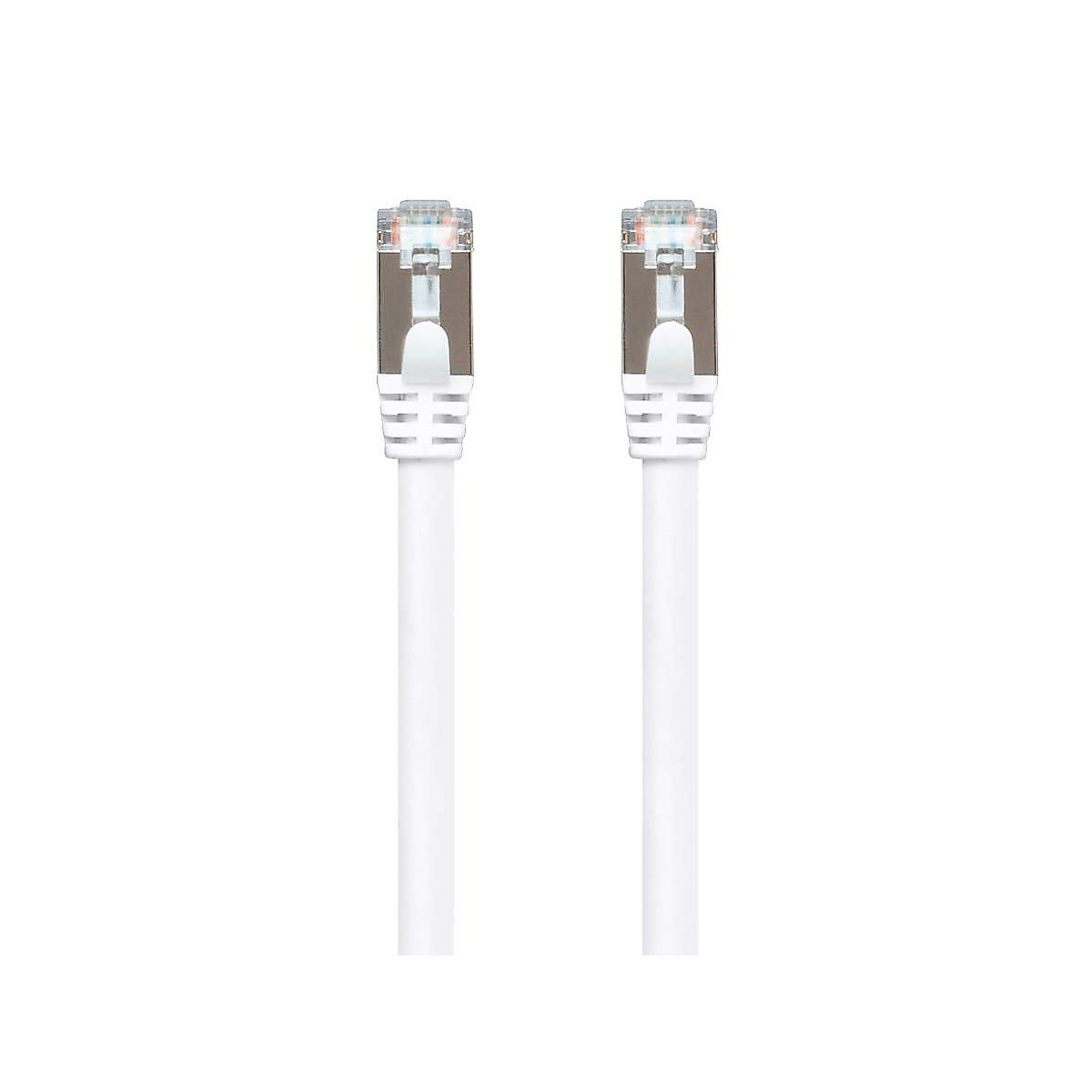 Monoprice Cat7 Ethernet Patch Cable - 3 feet - White| Flexboot RJ45 Stranded 600Mhz S/FeetP CMX Pure Bare Copper Wire 26AWG - Entegrade Series