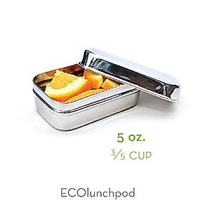 Ecolunchbox Stainless Steel Food Storage Container Snack Pod (1)