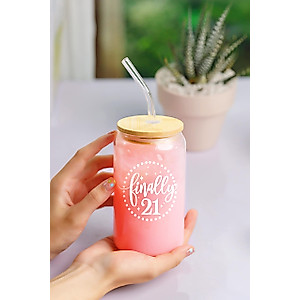 NewEleven 21st Birthday Gifts For Women, Her - 2003 21st Birthday Decorations For Her - 21st Birthday Ideas For Women, Her, Daughter, Sister, Best Friends - 16 Coffee Glass