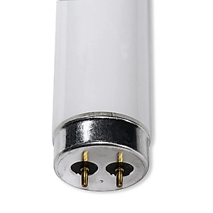 Technical Precision 34W Linear Fluorescent Light Bulb - Replacement for Philips F34CW/RS/EW/Alto Tuff Coated Light Bulb 4100K Cool White - G13 Medium Bi Pin Base - T12 4Ft Tube - 1 Pack