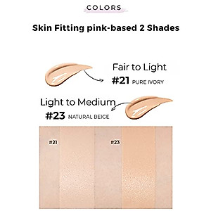 SELFBEAUTY UNICONIC Moisturizing Cushion Foundation 15g #21. Pure Ivory | Foundation Makeup | Compact Face Makeup Concealer | Face Compact Makeup Foundation (#21. Pure Ivory)