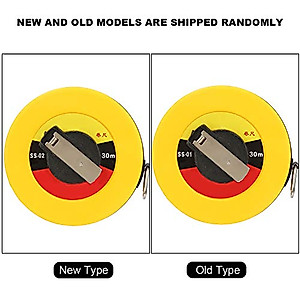 Fiberglass Site Measurement Tape Measure Compact Soft Rulers Measuring Tool for Construction Survey(30m)
