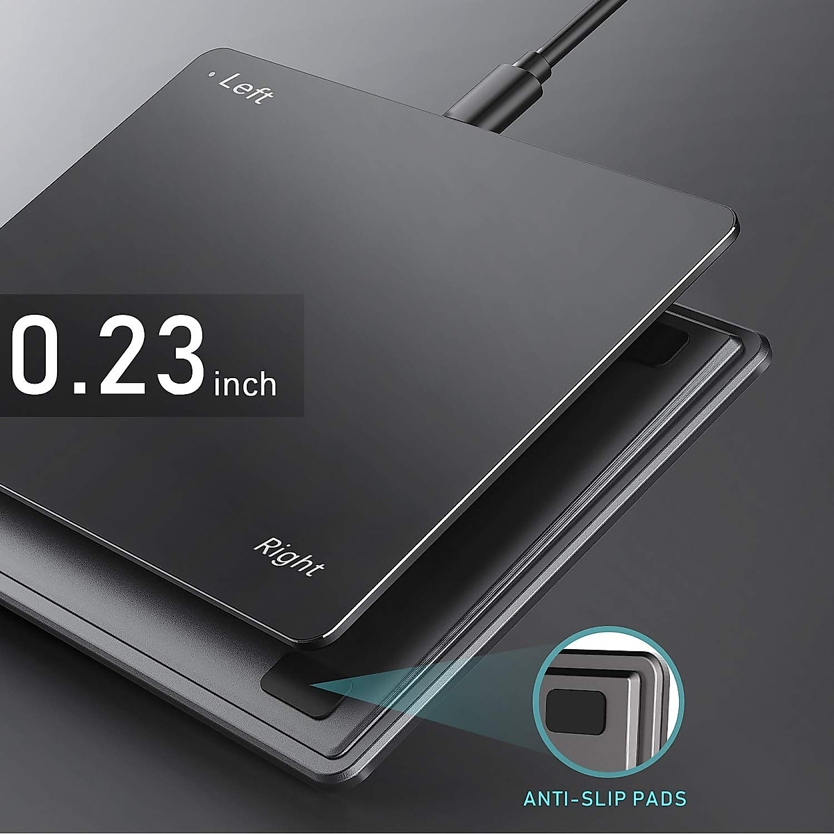 VssoPlor Trackpad, High Precision Touchpad for PC, Ultra Slim Portable ...