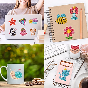 EAPHANT 6500+ Diamonds Art Kits for Kids 44 Designs Diamond Stickers Arts and Crafts Painting for Kids Ages 4-8 8-12