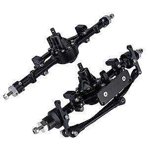 QONIA Metal D90 Front and Rear Axle for 1/10 RC Crawler D90 D110 Gelande II Yota II Axle Upgrade Parts