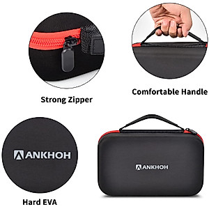 ANKHOH Carrying Case Compatible with NEXPOW Car Jump Starter, Fits for 1500A Peak 12800mAh Battery Starter Q10S/ T11F, Portable Storage Box for Car Battery Charger and Jumper Cables(Case ONLY)
